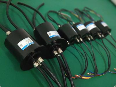 Cina IP54 26 Circuiti Anello di scivolo a spazzola di carbonio 112 mm Diametro del foro 300 RPM in vendita