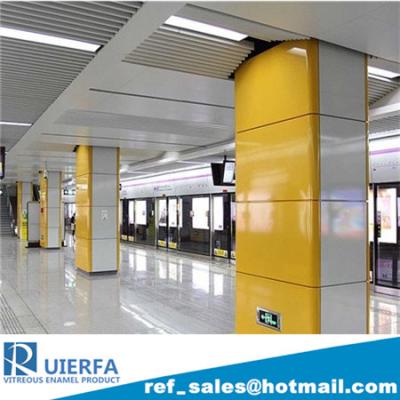 China Enameled Subway Station Cladding Panel  China exporters F15 for sale