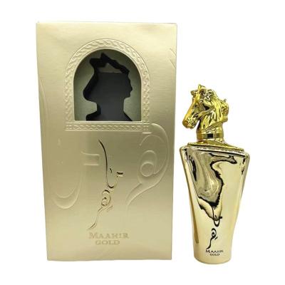 Cina Unisex Parfum Strong Fragrances Eau de Parfum 100ml Dubai Emirates Cavallo Testa di MAAHIR in vendita