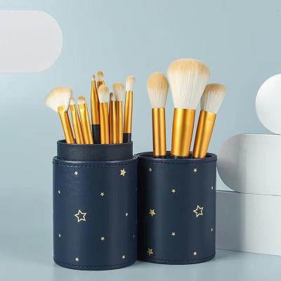 China Wood Handle Makeup Brush Set 12 Concealer Blush Brow Lip Nose Shadow Eye Shadow Brush for sale