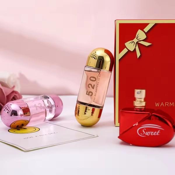Quality Spray Love Capsule Perfume Set 30ml Fruity Florals 3-Piece Valentine's Day for sale