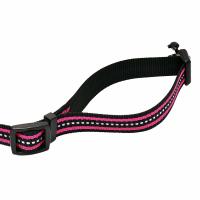 China Highly Visible 3M Reflective Durable Soft Nylon Dog Collar for sale