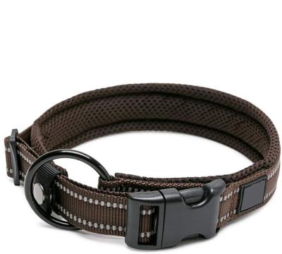 China Eco Friendly Soft Nylon Dog Collar , Breathable Mesh Padded Dog Collars for sale
