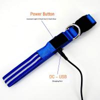 China USB Rechargeable Flashing Dog Collars for sale