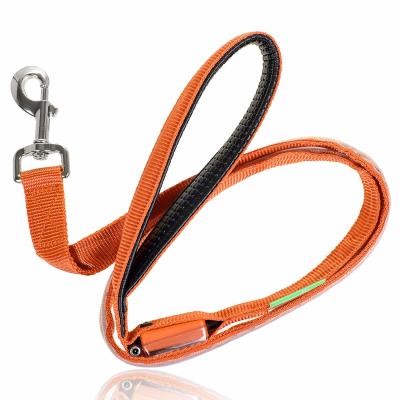 China Orange Hundeleine USB der Farbeled wieder aufladbar zu verkaufen