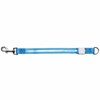 China Multiple Color LED Light Up Dog Leash , Dog Seat Belt Clip For Outdoor Travel for sale