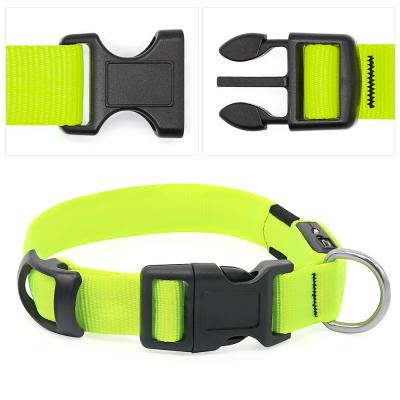 China High Visibility Rechargeable Light Up Dog Collar for sale