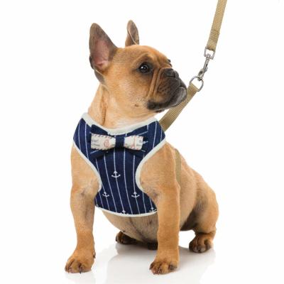 China No Pull Small Dog Harness And Leash Set With Breathable Soft Mesh Nylon Vest for sale