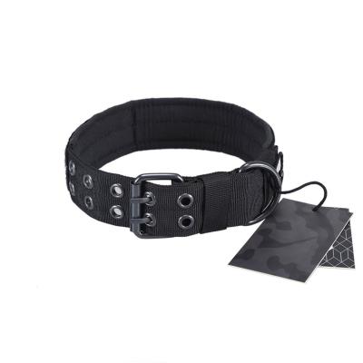 Cina 3 militari di nylon molli del collare di cane di colori regolabili con l'anello a D/fermaglio del metallo in vendita