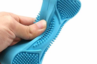 China Non Toxic Rubber Dog Tough Chew Toys , Chew Resistant Dog Toys Dental Oral Care for sale