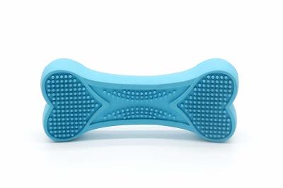 China Non Toxic Rubber Dog Tough Chew Toys , Chew Resistant Dog Toys Dental Oral Care for sale