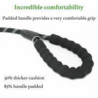 China 6FT Dog Harness Leash Extremely Durable , Slip Leash Harness Highly Reflective for sale