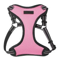China All Weather Mesh Dog Harness Adjustable Small / Medium Pet Vest 100% Polyester for sale