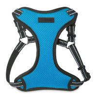 China All Weather Mesh Dog Harness Adjustable Small / Medium Pet Vest 100% Polyester for sale