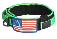 China Solid Color Regula Martingale Adjustable Nylon Dog Collar Durable Adjustable 12
