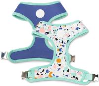 China Multiple Prints / Sizes Reflective Dog Leash , Comfortable Dog Walking Harness for sale