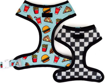 Cina Imbracatura per cani di nylon reversibile leggera con i lati stampati intercambiabili in vendita