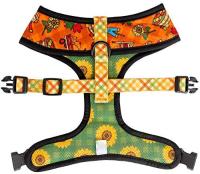 China Nylon Adjustable Dog Harness Double Fun Soft Inner Padding Customized Size for sale