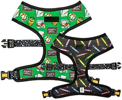 Cina Rimorchiatore reversibile di dimensione dell'imbracatura per cani di nylon regolabile della comodità il multi libera il controllo in vendita