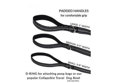 중국 부드럽게 두껍게 덧대진 두 배 손잡이로 주문을 받아서 만들어지는 높게 사려깊은 나일론 개 가죽끈 판매용