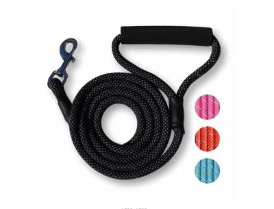 China Padded Handle Dog Training Leash Strong Medium Large Size With Multiple Colors for sale