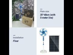 Telecomando solare del fan del piedistallo della batteria 15W 24000mah del fosfato