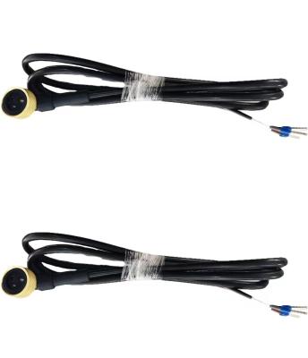Black Exhaust Valve Four Core Cable 300V 1.7M Industrial Wiring Harness Cable
