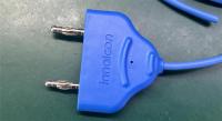 China 5000V 3050mm blue Insulation, anti-interference bipolar cable assembly wire harness for sale