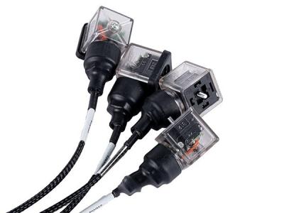 China 250V 10A IP67 Waterproof Beidou Navigation Hydraulic Valve Harness High Temperature Resistant Te koop