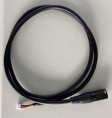 Cina Custom Straight Headed Three Core Canon Insert With Plastic Case Case Industrial Wiring Harness Length 1100mm in vendita