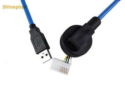 China NOUL 22AWG Azul 600MM USB plug IP67 resistente ao desgaste isolante elevador arnês de fiação industrial à venda
