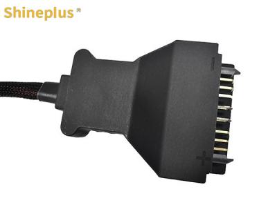Cina 300V insulated braided shield factory wholesale industrial UAV battery charging harness in vendita