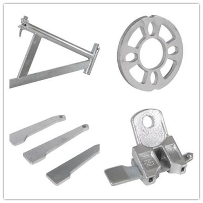 China Q345 Material, Powder Coated HDG Painte Steel Australian Standard 48.3mm Ringlock Scaffolding for sale