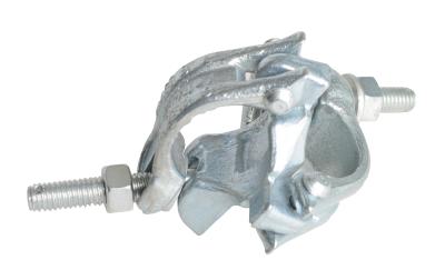 China Q235 Material, Steel Scaffolding Parts Base Plate Metal Pipe Clamp / Coupler for sale