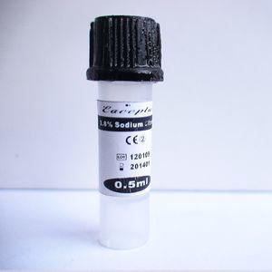 Quality Siny Disposable Blood Collection Consumables Black Cap Micro Vacuum Blood Collection Tubes for sale