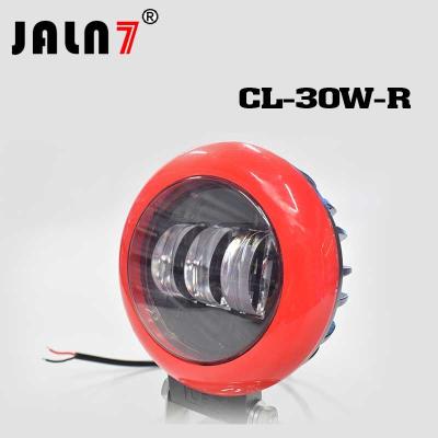 China Led Work Light JALN7 30W Round Car Driving Lights Fog Light Off Road Lamp Car Boat Truck SUV JEEP ATV Led Light for sale