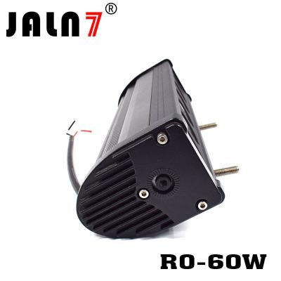 China LED Light Bar JALN7 60W CREE Spot Flood Combo LED Driving Lamp Super Bright Off Road Lights LED Work Light Boat Jeep for sale