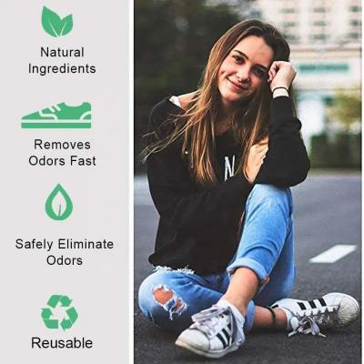 Cina Sacchetti di purificazione dell'aria a carbone di bambù 75g Deodorante per scarpe personalizzato per assorbimento degli odori in vendita