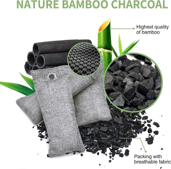 Quality Activated Bamboo Charcoal Air Purifying Bag for Home Office Bedroom Lobby Hotel for sale