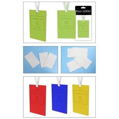 China LEGREEN Scented Card Air Freshener Clips Home Aromatherapy Tablets with Customized Color for sale