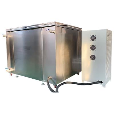Cina Pulitore ultrasonico automatico industriale per la rimozione della ruggine della scanalatura singola dei carboidrati 110L in vendita