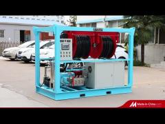 Uhp sistema di pulizia a getto d'acqua pompa vernice rimozione ruggine 225KW
