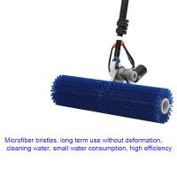 China Rotating Solar Panel Cleaning Brush Nylon Material Custom Size for PV Systems for sale