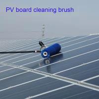 China Rotating Solar Panel Cleaning Brush Nylon Material Custom Size for PV Systems for sale