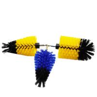 China PP Wire Car Auto Detailing Drill Brushes Set 6Pcs Nylon Bristle Power Scrubber Attachments for sale