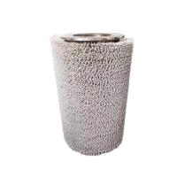 China Industrial Cylindrical Brush Roller Customized 2000 Pieces MOQ Steel Wire Nylon Cleaning for sale
