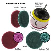 China Customized Drilling Scrubber Brush Set For All Purpose Clean for sale