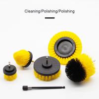 China 6 Piece Drill Cleaning Brush Attachments Set with Extend Long Attachment 1/4 Inch Quick Change Shaft for sale