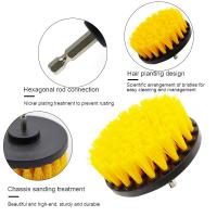 China 6 Piece Drill Cleaning Brush Attachments Set with Extend Long Attachment 1/4 Inch Quick Change Shaft for sale