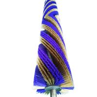 China Cylindrical Nylon Cleaning Roller Brush for Fruit Vegetable Processing 100mm for sale